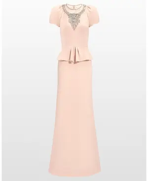 Jenny Packham Nocturne Maxi Dress - Morganite