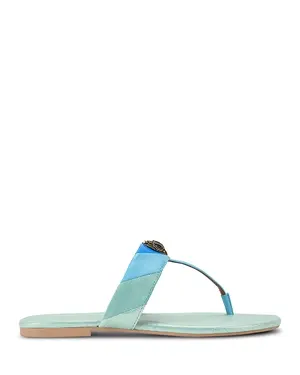 Kurt Geiger Kensington T-bar Sandals - Open Blue