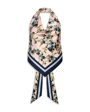 Cinq À Sept Trailing Iris Asher Top - Rosy Cloud