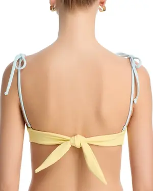 MONTCE Bandeau Bikini Top With Ring Detail - Sunshine Binded