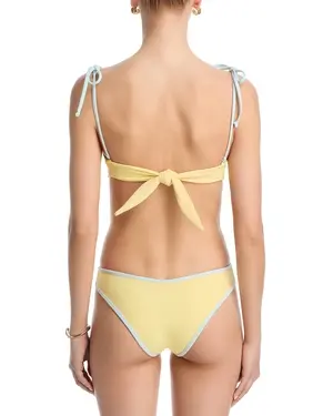 MONTCE Bandeau Bikini Top With Ring Detail - Sunshine Binded