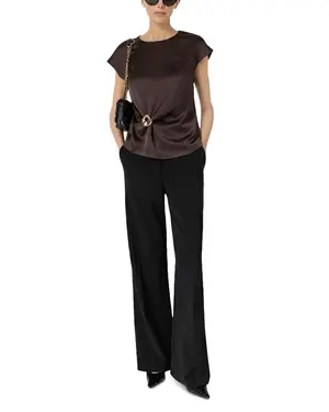 Gerard Darel Claudie Brooch Top - Cinnamon