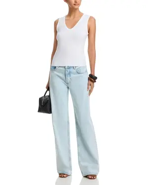 Majestic Filatures Soft Touch V-neck Tank Top - Blanc