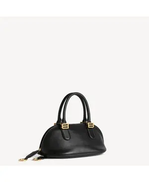 Balenciaga Bolero Bowling Bag Mini - Black