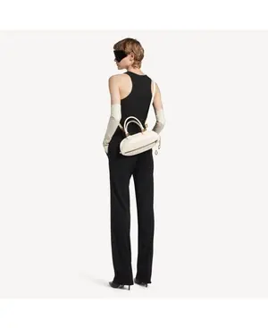 Balenciaga Bolero Bowling Bag Mini - Cream