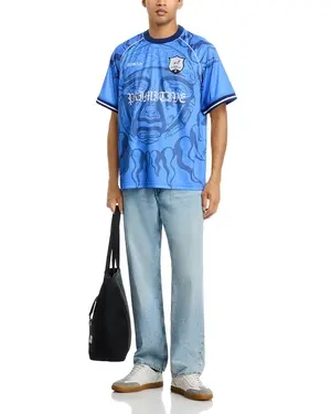 PRIMITIVE SKATE X Sublime Graphic Print Soccer Jersey