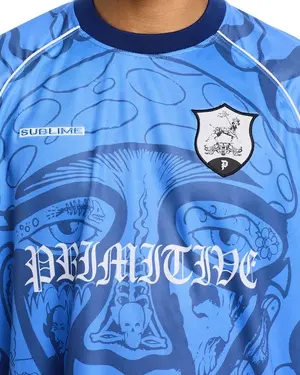 PRIMITIVE SKATE X Sublime Graphic Print Soccer Jersey