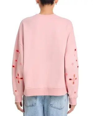 Essentiel Antwerp Embroidered Cotton Sweatshirt