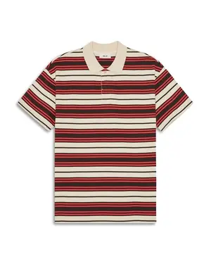 Nn07 Lionel Stripe Polo Shirt