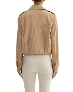 LAMARQUE Robbie Suede Jacket - Beige