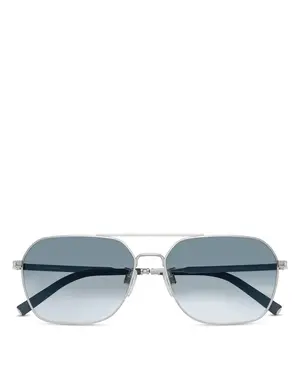 Oliver Spencer R-17 Aviator Sunglasses 58mm