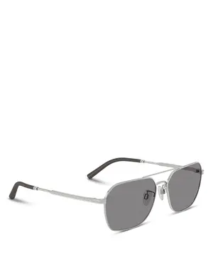 Oliver Spencer R-17 Aviator Sunglasses By - Silver