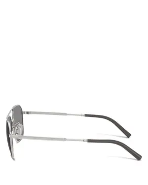 Oliver Spencer R-17 Aviator Sunglasses By - Silver