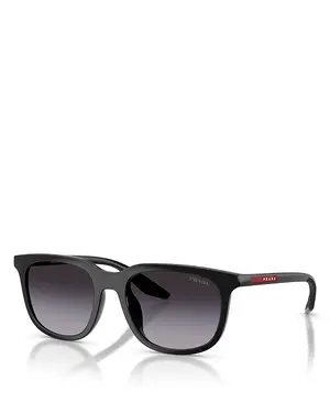 Prada Sport Linea Rossa Pillow Sunglasses - Black