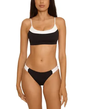 BECCA By Rebecca Virtue Sport Mode Bralette Bikini Top