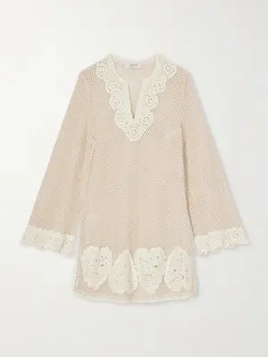 Sea Madelyn Crocheted Cotton Coverup