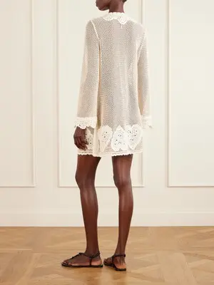 Sea Madelyn Crocheted Cotton Coverup