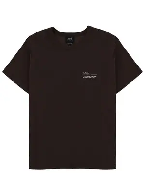 A.p.c. T-shirt "niclas - Brown