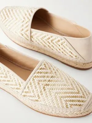 Manolo Blahnik Espadra Raffia Espadrilles