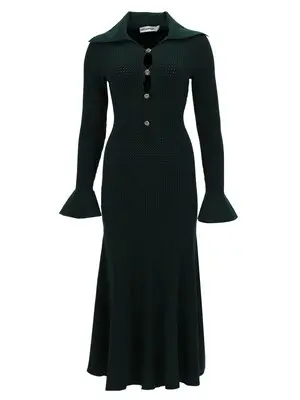 SELF-PORTRAIT Midi Dress With Cut-out