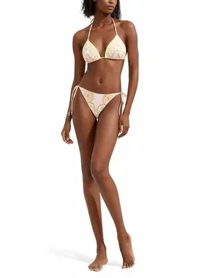 Versace Printed Bikini Bottom - Multicolour
