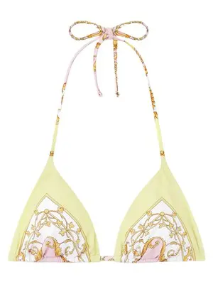Versace Printed Bikini Top - Multicolour