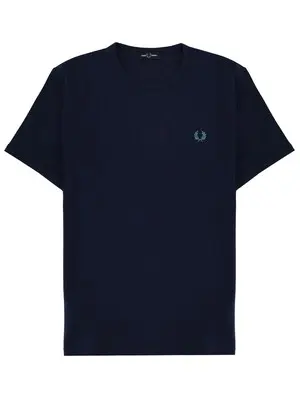 Fred Perry T-shirt With Logo - Blue
