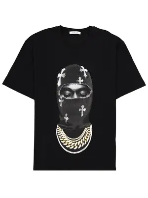 IH NOM UH NIT Mask Crosses" T-shirt - Black