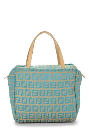 Fendi Zucchino Handbag - Blue