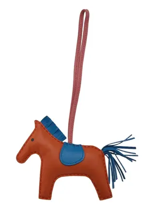 Hermès Multicolor Lambskin Rodeo Bag Charm - Multi