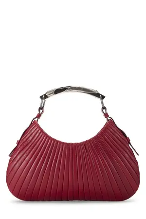 Saint Laurent Leather Pleated Mombasa