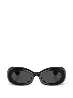 Oliver Spencer Oval-frame Sunglasses - Black