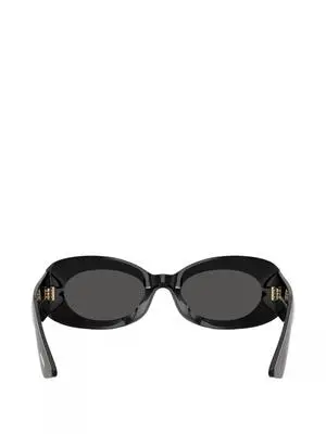 Oliver Spencer Oval-frame Sunglasses - Black