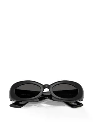 Oliver Spencer Oval-frame Sunglasses - Black
