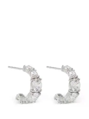 Completedworks Crystal-embellished Earrings - Silver