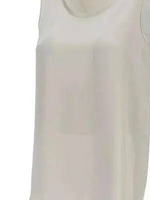 Max Mara Sleeveless Round-neck Top