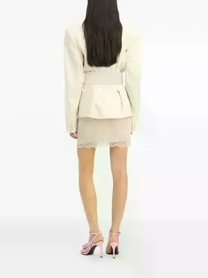 ROTATE BY BIRGER CHRISTENSEN Belted Blazer - Neutrals
