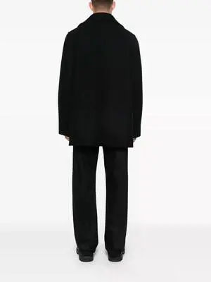 JIL SANDER Felted Double-breasted Wool Coat