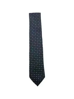 Zegna Patterned Tie - Blue