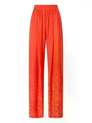 Pinko Floral-pattern Straight Trousers