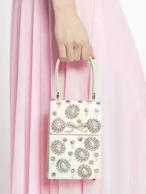 SELF-PORTRAIT Bow-embellished Tote Bag