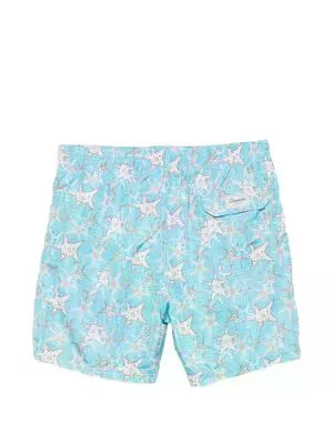 DRUMOHR Starfish Print Swim Shorts - Blue