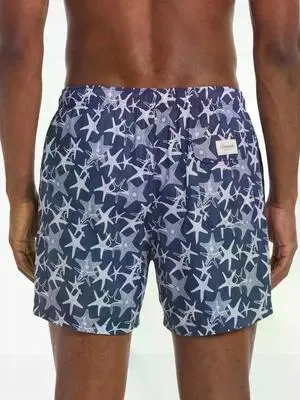 DRUMOHR Starfish-print Swim Shorts - Blue