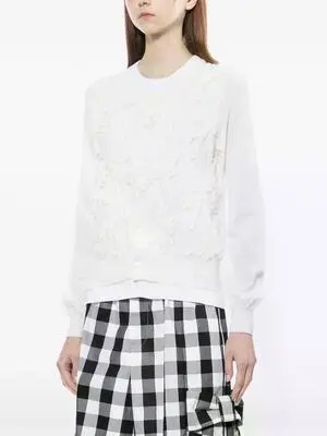Comme Des Garçons Ribbon-design Ruffle Cardigan