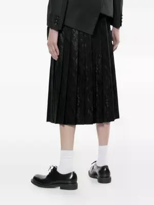 Junya Watanabe Lace Pleated Skirt