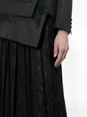 Junya Watanabe Lace Pleated Skirt