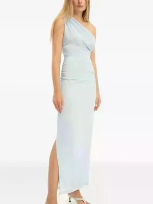 ROTATE BY BIRGER CHRISTENSEN One Shoulder Draped Maxi Dress