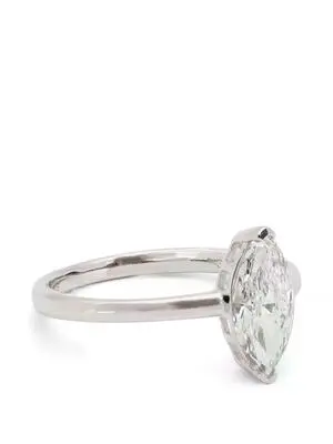 PERSEE Persée 9K White Gold Diamond Ring Silver