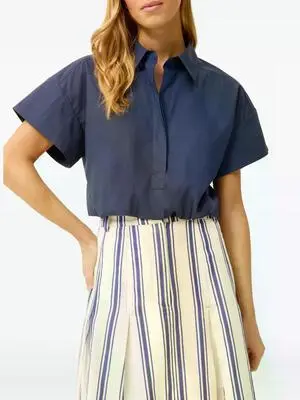MARIE OLIVER Sierra Collar Top - Blue