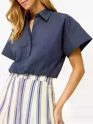 MARIE OLIVER Sierra Collar Top - Blue